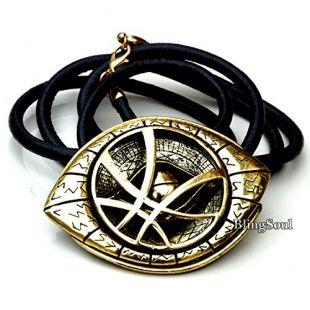 Doctor Strange Necklace - Eye of Agamotto Costume Prop Infitinity Stone ...