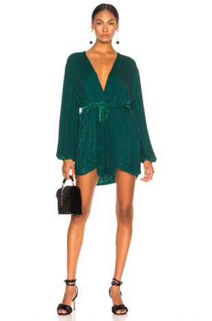 Missguided - Robe Dress in Green