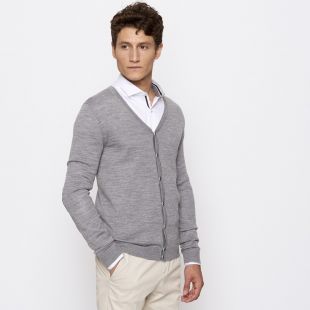 devred - CARDIGAN BOUTONNÉ BASIQUE - DEVRED