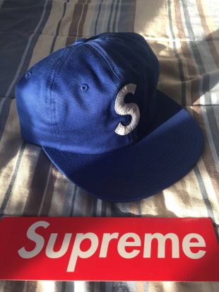 Supreme - Supreme Supreme Royal Blue S Logo Hat Size One Size $100
