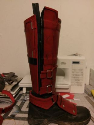 CaptainCreedProps - Deadpool film inspiré Shin couvre gardes/bottes
