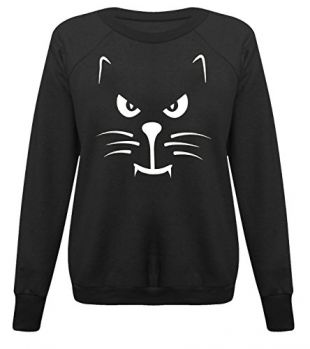 ZJ Clothes - ZJ Clothes Women Ladies Fashion Cat Face Scary Enough ...