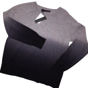 360 Sweater - 360 Sweater Cashmere Grey Ombre Sweater