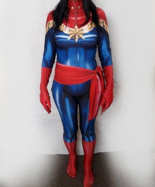 SUPERGEEKDESIGNS - COSTUME de capitaine MARVEL, femmes, filles, cosplay ...