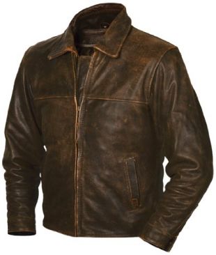 STS Ranchwear - STS Ranchwear Men's The Rifleman Leather Jacket (Rustic ...