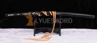 HIGH QUALITY JAPANESE SAMURAI KATANA KILL BILL SWORD FOLDED CLAY ...