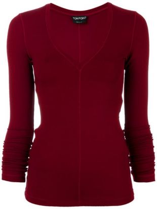 Tom Ford - Tom Ford Pull à Col v Et Taille Ajustée Farfetch