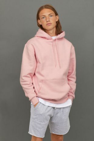 h & m - Sweat à capuche Rose clair HOMME | H&M FR