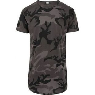 Urban Classics - Urban Classics T shirt oversize long camo