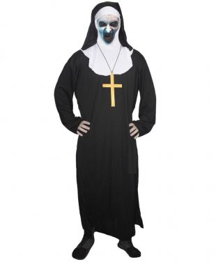 Fancy Dress - Adults Unisex Black Valak Demon Nun Costume The Conjuring ...