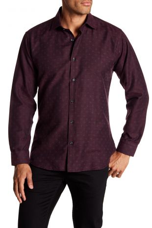 Jared Lang - Jared Lang | Patterned Woven Shirt | Nordstrom Rack