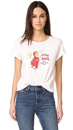 Re/Done - RE/DONE Women's Little Devil Graphic Tee
