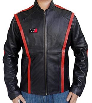 rlw - Mass Effect 3 N7 Jacket in Black Leather (X-Large)