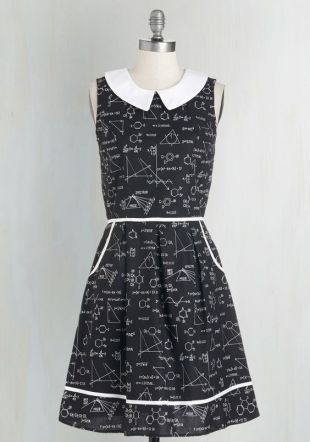Modcloth - Modcloth Retrolicious All Eyes on Unique Dress Science Size ...