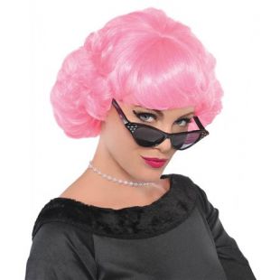 Costumes USA - Pink Lady Wig Adult Costume Accessory Walmart.com