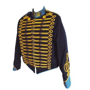 "Steampunk" Military Jacket by SDL in navy + blue trim & gold braid ...