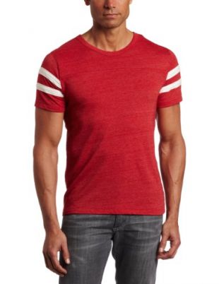 Alternative - Alternative Men's Short Sleeve Football Tee, True Red ...