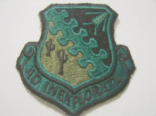 USAF PATCH AIR FORCE FLIGHT TEST CENTER SUBDUED SHIELD STYLE: KY18 1