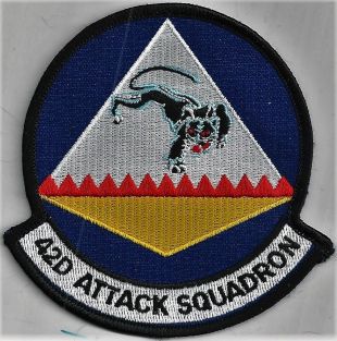 USAF42nd ATTACK SQ PATCH COLOR | eBay