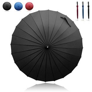 Becko - Becko Manual Open & Close Umbrella Long Umbrella with 24 Ribs ...