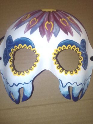 SPECTRE JAMES BOND inspired-ESTRELLA like - Day of the Dead - Half face ...