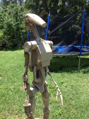Star wars episode 3 battle droid life size statue prop