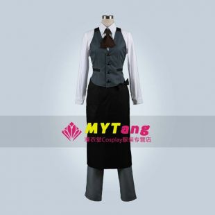 Tokyo Ghoul Kaneki Ken Cosplay Costume Waiter Uniform