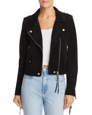 [BLANKNYC] - BLANKNYC Fringed Suede Moto Jacket