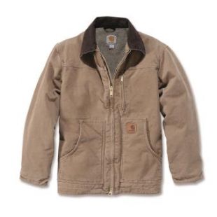 Carhartt - Parka classique cotton duck sandstone doublure sherpa beige ...