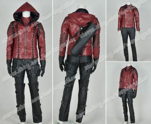 Red Arrow Cosplay Roy Harper Costume Halloween Party Suit | eBay