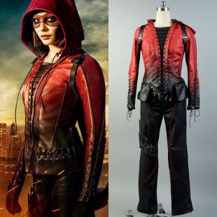S4 Thea Queen Red Speedy Cosplay Costume Outfit Suit Uniform | eBay