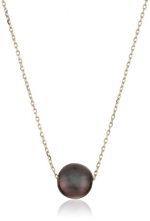 Amazon Collection - Amazon Collection 14k Yellow Gold 10mm Freshwater Cultured Pearl Chain Necklace