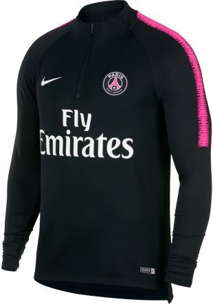 Nike - Drill Top PSG Training Sweatshirt Felpa Noir zip moitiÃ© 2018 19 ...