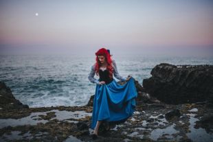 PandaCatCouture - Little Mermaid Kiss la fille Cosplay Costume Robe