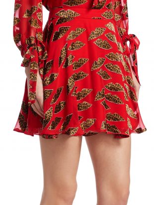 Alice + Olivia - Alice + Olivia x Donald Blaise Printed Skater Skirt