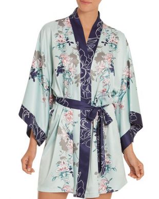 In Bloom by Jonquil - In Bloom by Jonquil Floral Kimono Robe