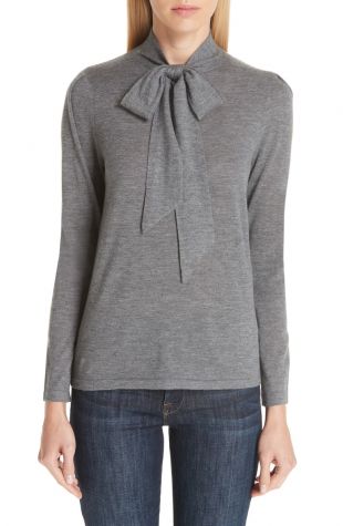 Co - Co Essentials Tie Neck Cashmere Sweater | Nordstrom