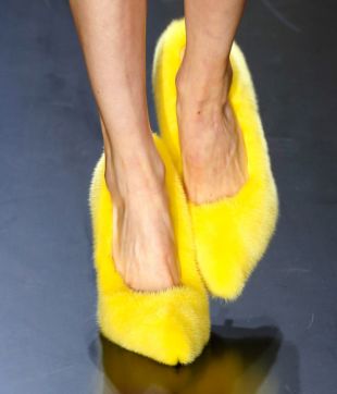 Celine - Céline's fur heels - Mink SS13