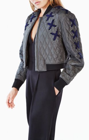 bcbg - Colin Quilted Bomber Jacket | BCBG.com