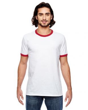 anvil - Anvil Lightweight Ringer T Shirt 988AN Walmart.com