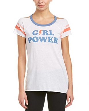 Chaser - CHASER Girl Power Cold Shoulder Top