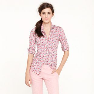 J.Crew - J.CREW - LIBERTY PERFECT SHIRT IN D'ANJO