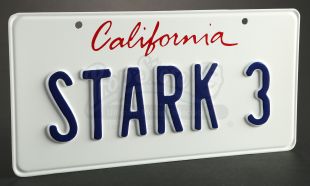 Tony Stark's (Robert Downey Jr.) License Plate