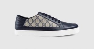 Gucci - Gucci Baskets en toile Suprême GG