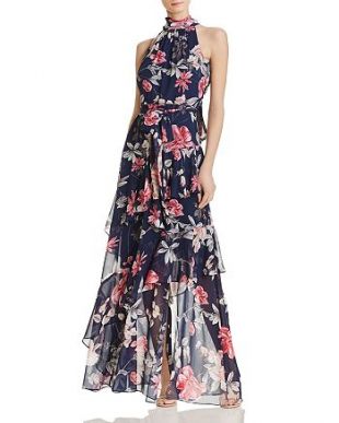 ELIZA J - Eliza J Tiered Floral Gown