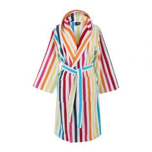 amara - Buy A by Amara Rainbow Stripe Bathrobe | Amara