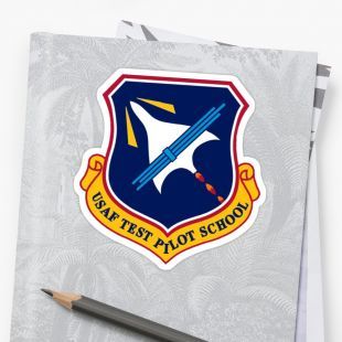 Redbubble - USAF Test Pilot Sticker by FoxCreek
