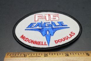 USAF F 15 Eagle McDonnell Douglas Oval Flight Patch | eBay