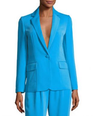 Frame - Frame True Notched Collar One Button Blazer
