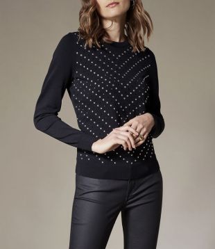 Karen Millen - Pull clouté